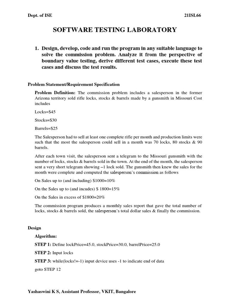 ST Lab Manual - 2021scheme | PDF | Sales | Triangle