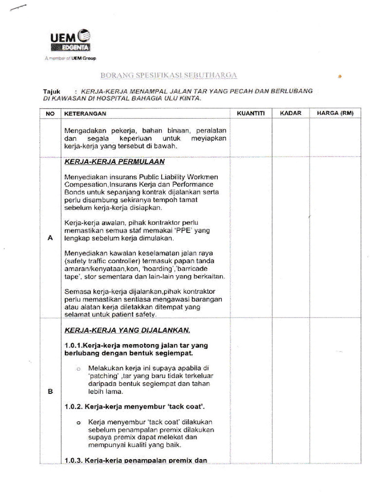 BQ Premix Hbuk | PDF