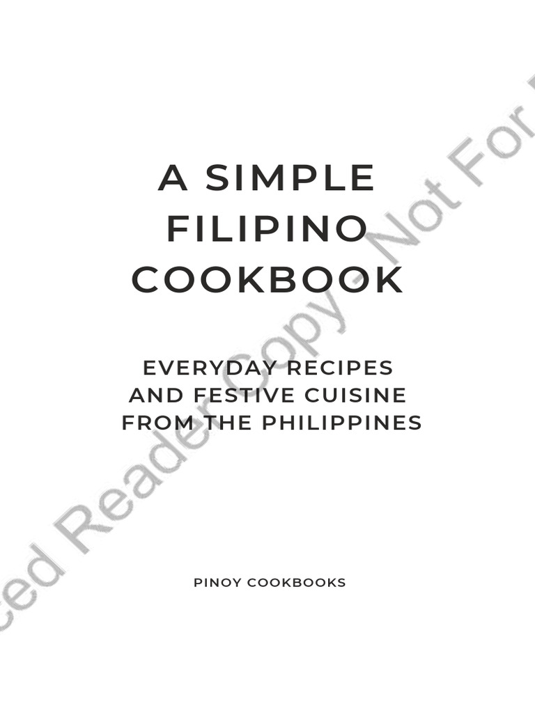 A Simple Filipino Cookbook (13) - Watermark - Compressed | PDF ...