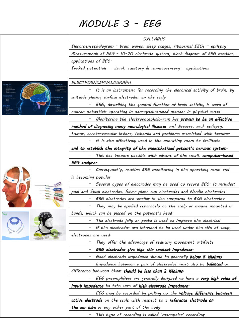 Module 3 | PDF | Sleep | Electroencephalography