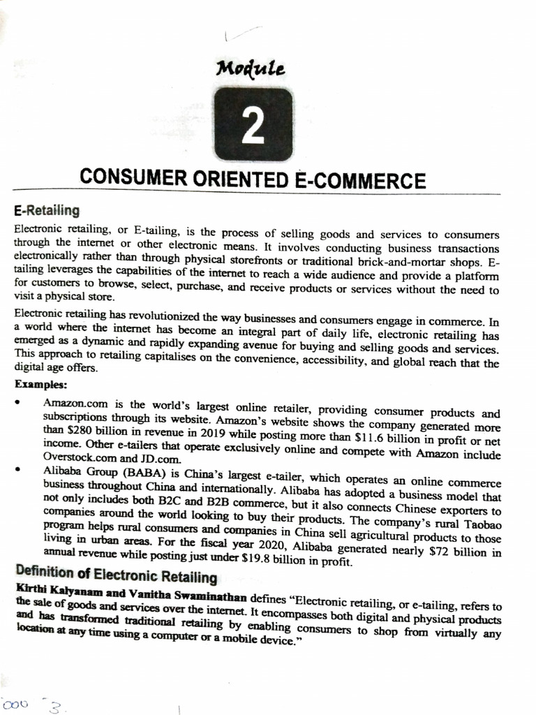 E Commerce 2nd Chapter | PDF