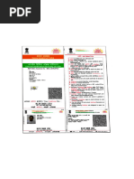 Format of True Type Copy of Aadhar Card | PDF