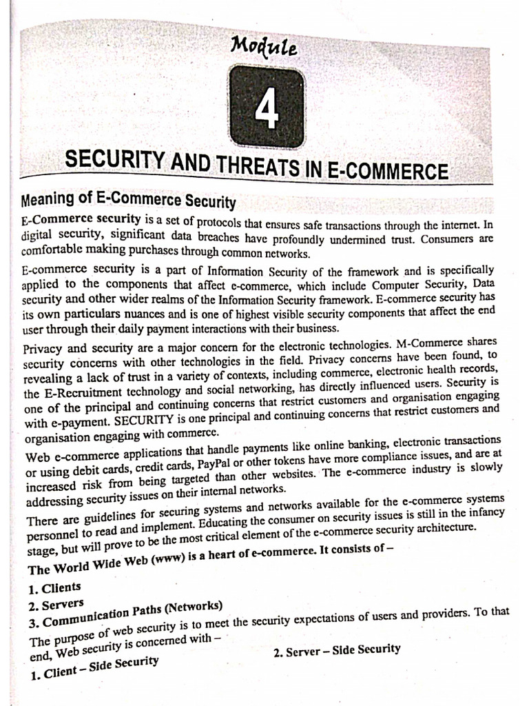 E-COMMERCE 4th Chapter | PDF