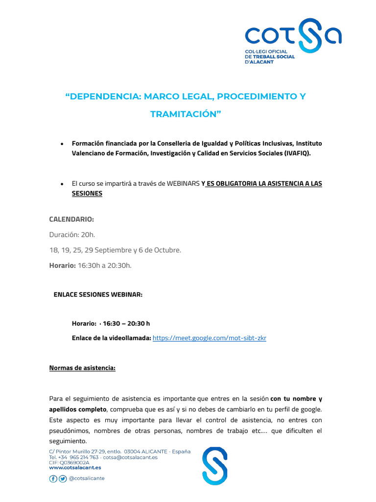 Guía Didáctica Dependencia Marco Legal, Procedimiento y Tramitación | PDF | Trabajo Social