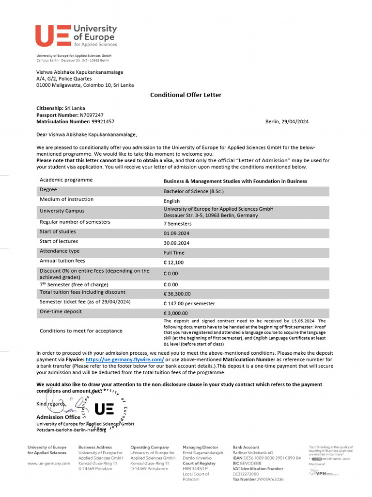 1714465785202-Filled & Signed Conditional Offer Letter | PDF