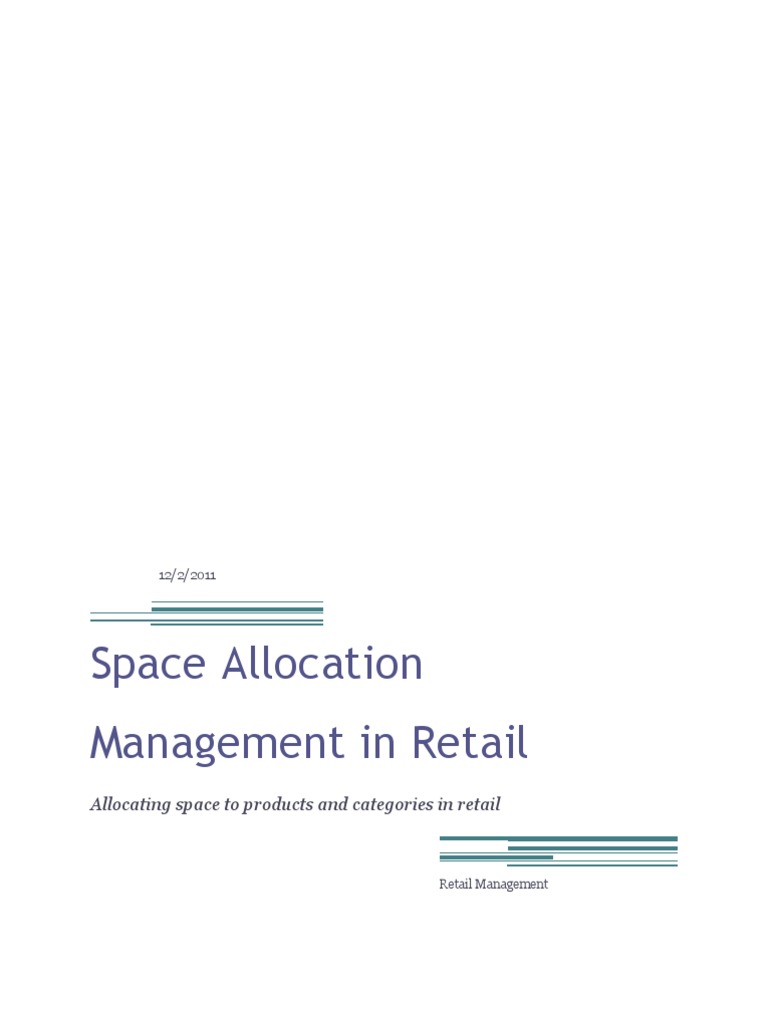 Optimize Retail Space Allocation | PDF | Retail | Databases