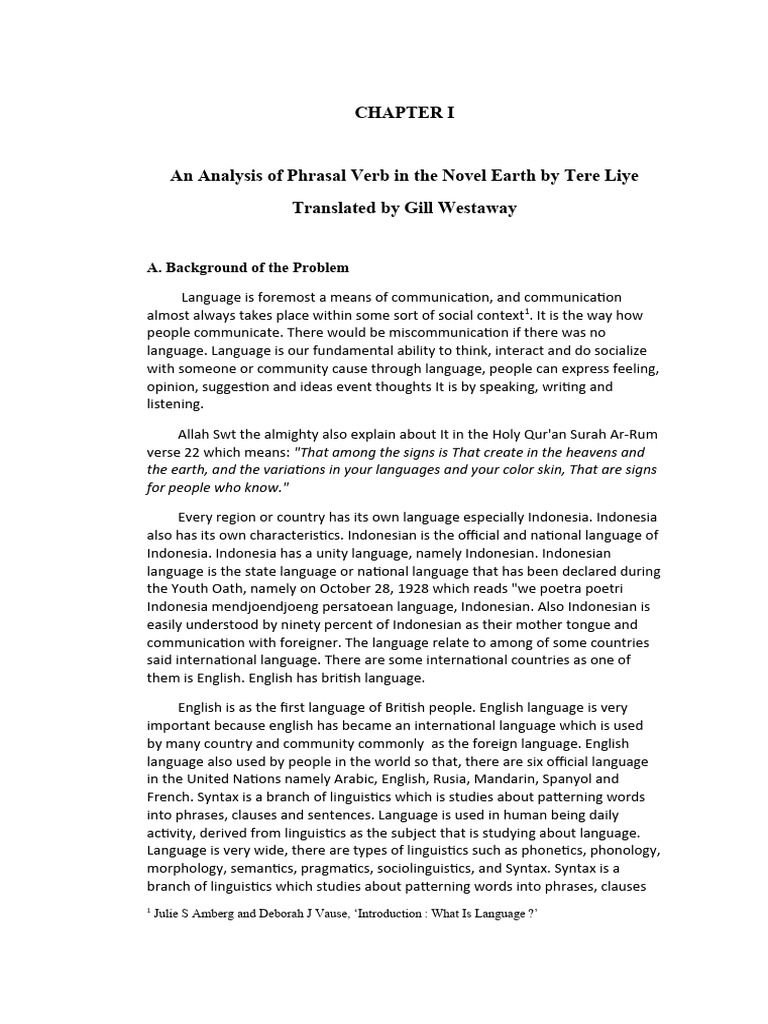 Chapter 1 | PDF | Linguistics | Syntax