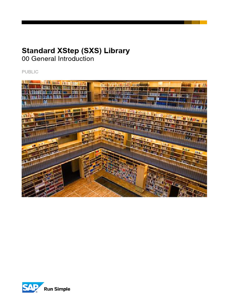 Standard XStep Library Guide | PDF | Xml | Parameter (Computer Programming)