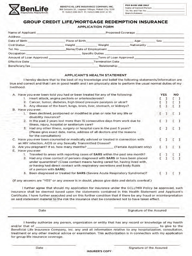 4 MRI BenLife Application | PDF