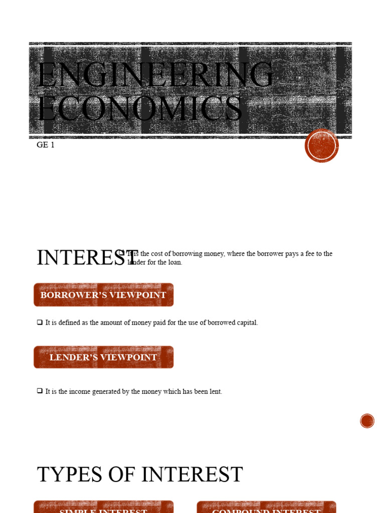 Engineering Economics - 02 | PDF | Interest | Compound Interest