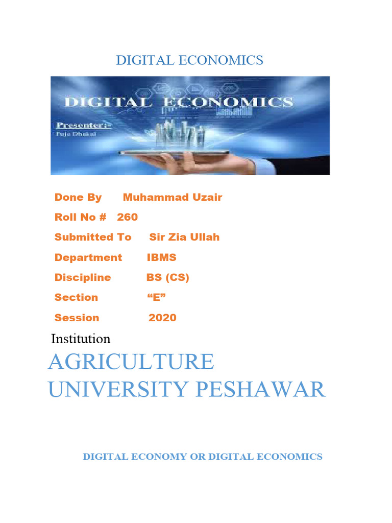 Assignment 01 Muhammad Uzair Class No 260 Section E | PDF | Business ...