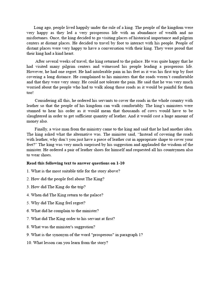 Soal Narrative Kelas Xii | PDF