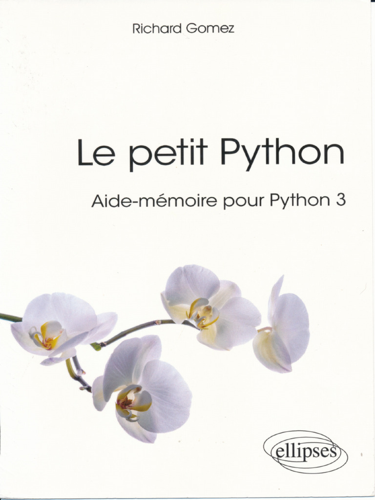 Ellipses Le Petit Python 3 Aide Memoire | PDF