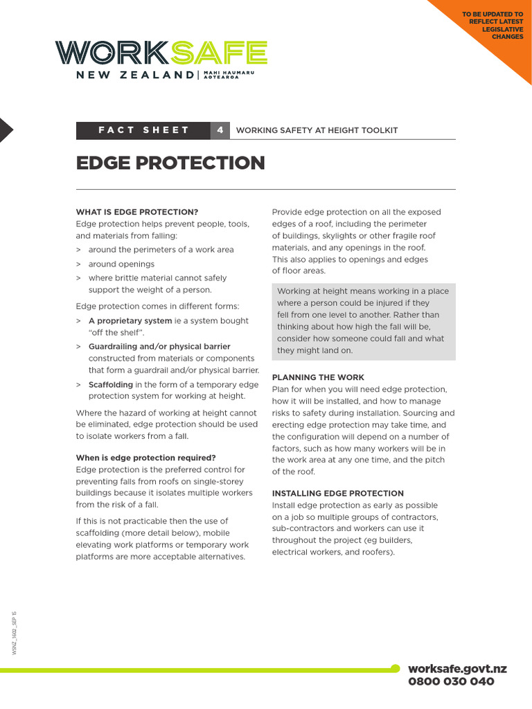 Working Safety at Height TBT | PDF | Scaffolding | Roof