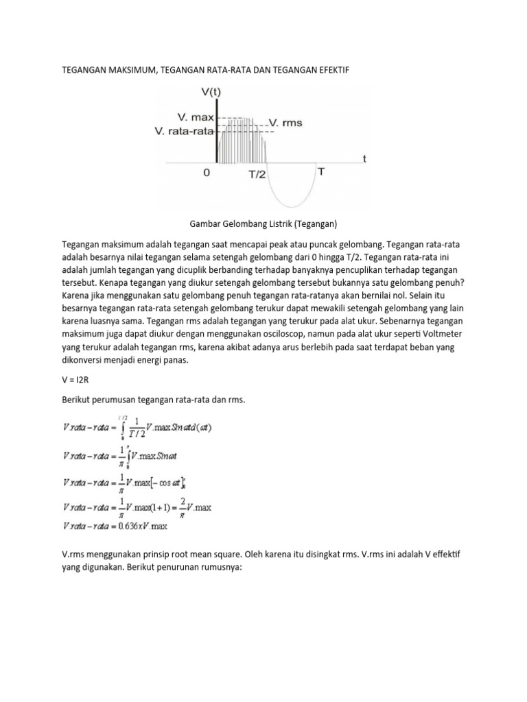 Tegangan Maksimum | PDF | Rectifier | Diode