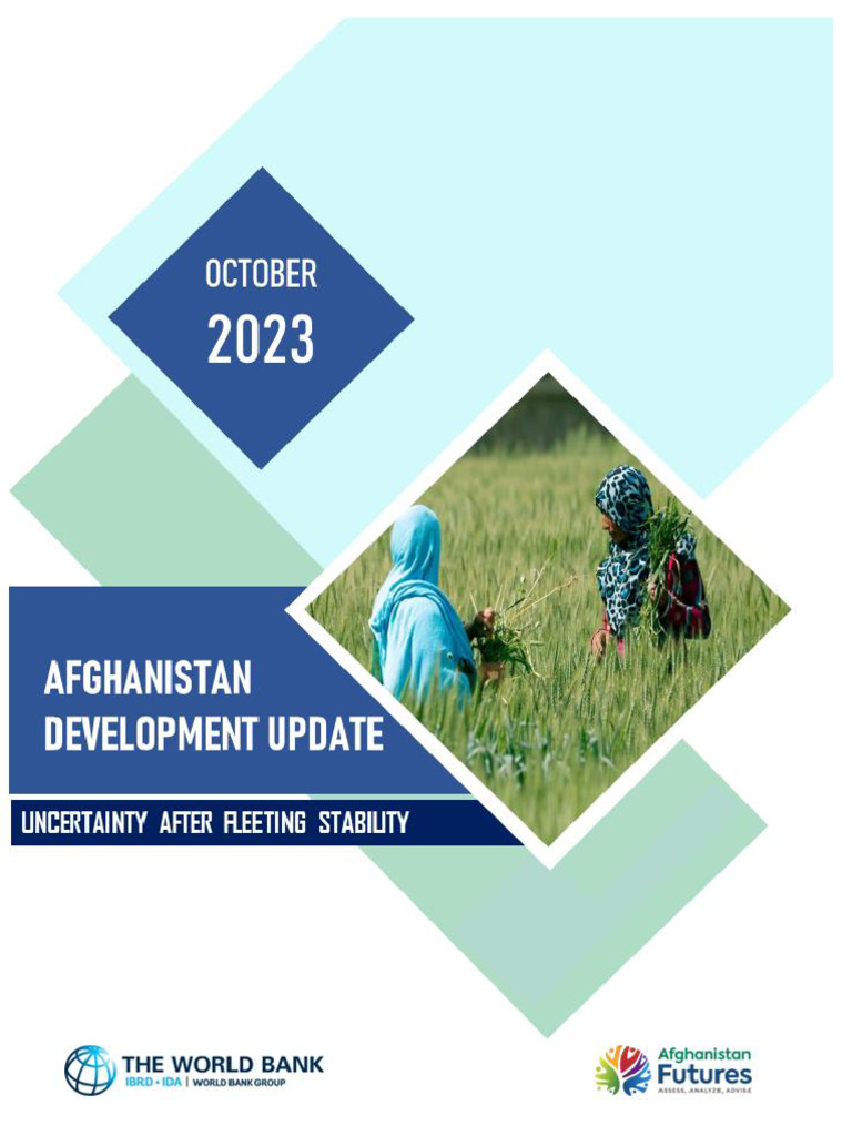 Afghanistan Development Update 20231003 Final | PDF | Inflation | Deflation