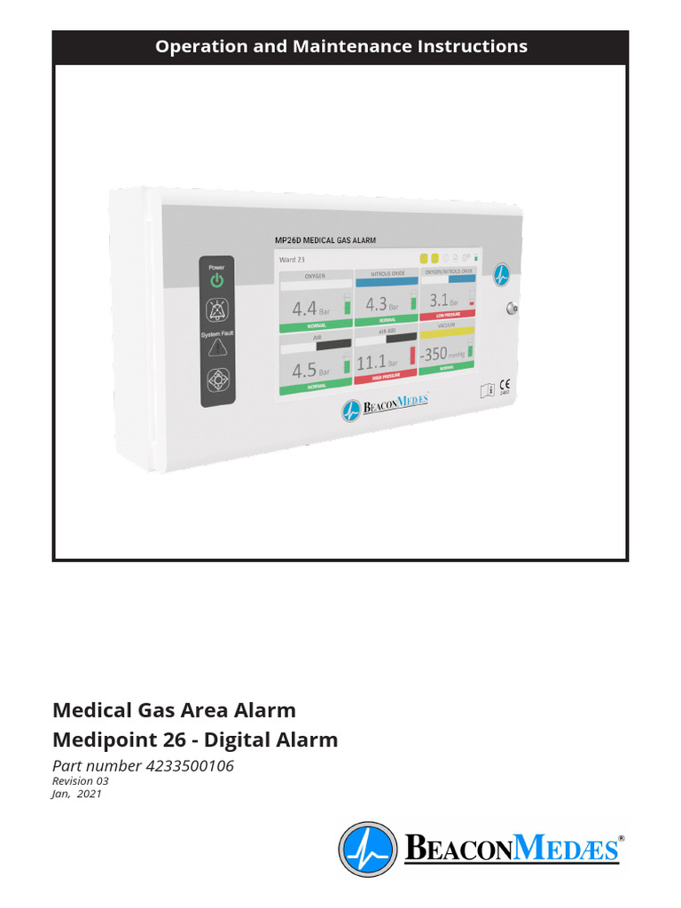 BMED HTM Medipoint 26 Digital Alarm AIB en 4233500106 | PDF | Printed ...