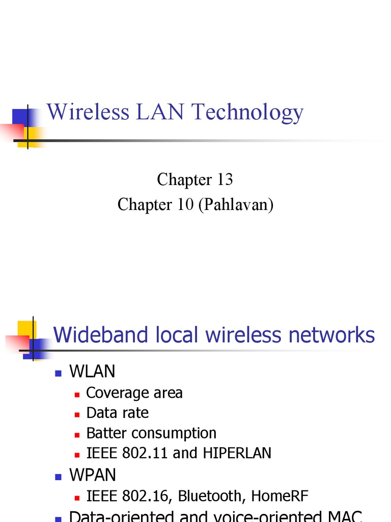 Evolution of Local Area Network Technologies and the Emergence of ...