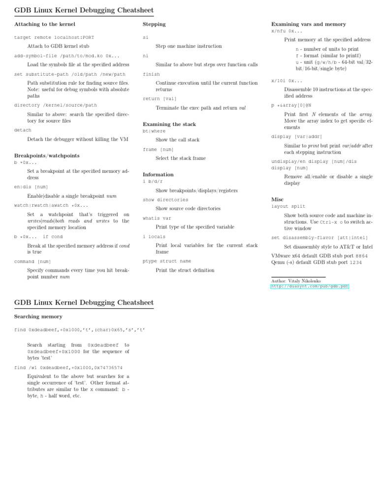 gdb | PDF | Software | Software Engineering