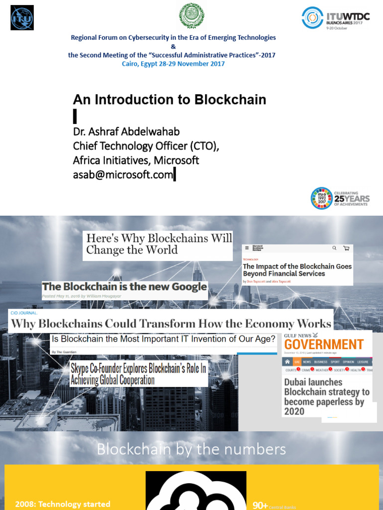 5-1 An Introduction To Blockchain-Ashraf-2017 | PDF | Computer Network ...