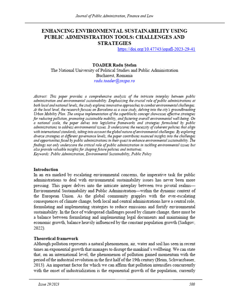 Enhancing Environmental Sustainability Using Publi | PDF | Particulates ... Enhancing Environmental Sustainability Using Publi | PDF | Particulates ...