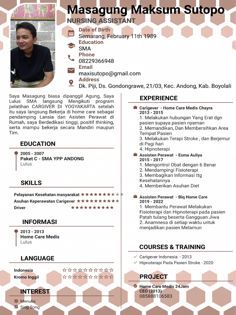 CV Agung | PDF