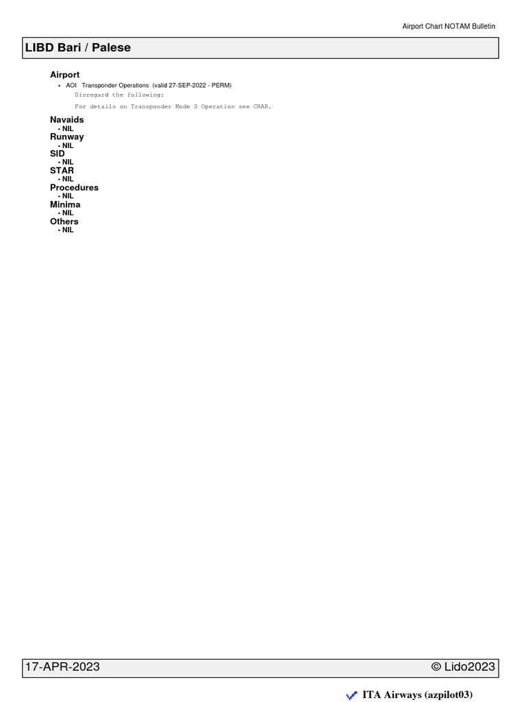 LIBD | PDF | Airport | Aviation