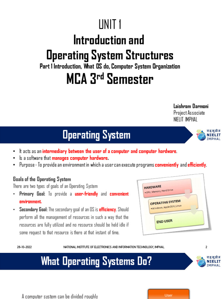 Introduction to Operating System Concepts | PDF | Operating System | Computer Data Storage
