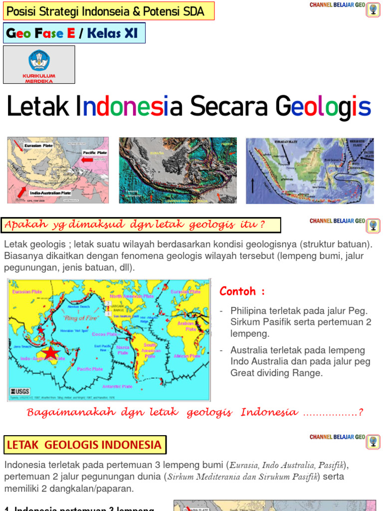 Letak Geologis Indonesia | PDF | Ilmu Sosial | Perjalanan