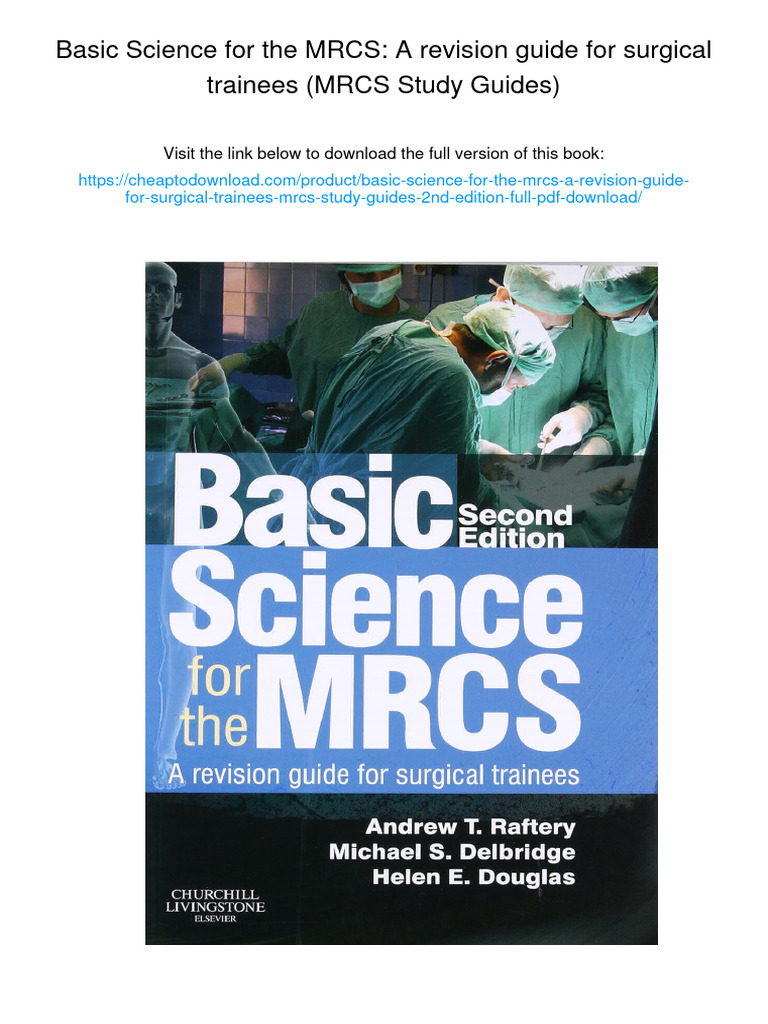 Basic Science For The MRCS: A Revision Guide For Surgical Trainees (MRCS Study Guides) - ISBN ...