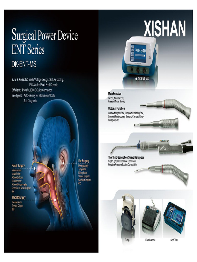 Brochure-DK-ENT-MS For ENT Surgery | PDF