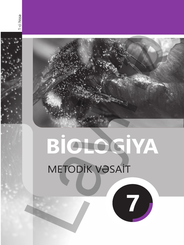 Biologiya Metodik Vəsait 7 Sinif 2024 | PDF