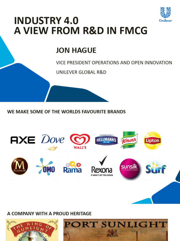 Jon Hague Unilever | PDF | Automation | Innovation
