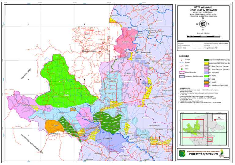 Wilayah KPH IZIN | PDF | Geophysics | Geodesy