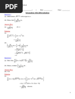 Madas Maths Differentiation Exercises | PDF