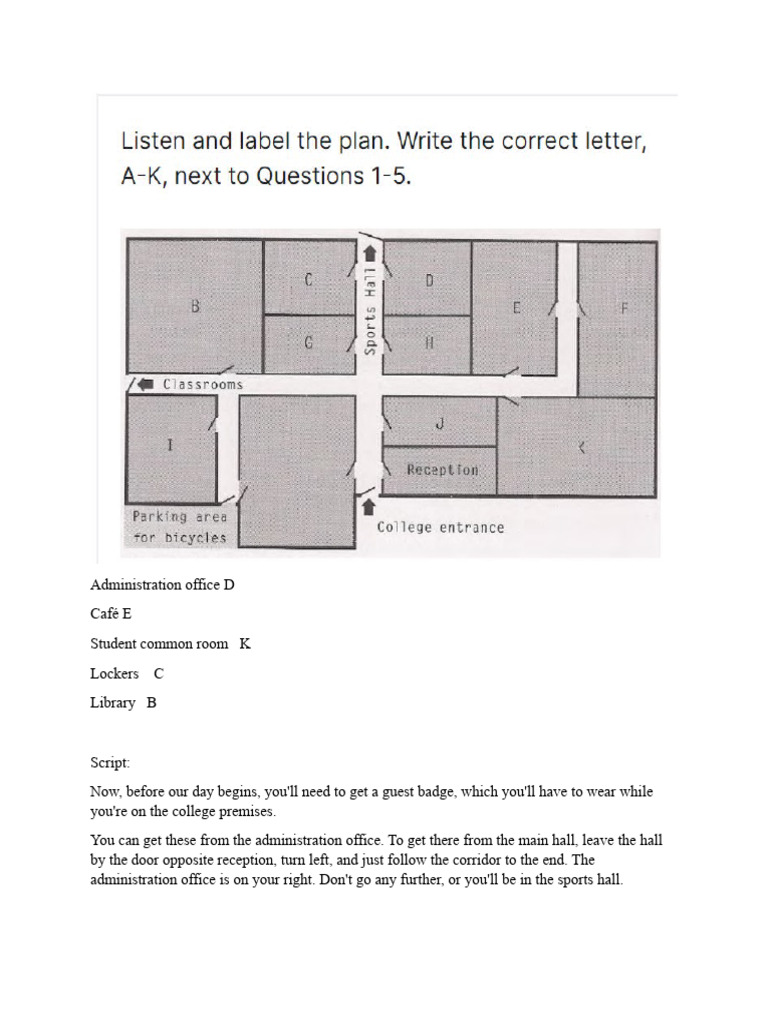 Script Listening Ielts Zim | PDF