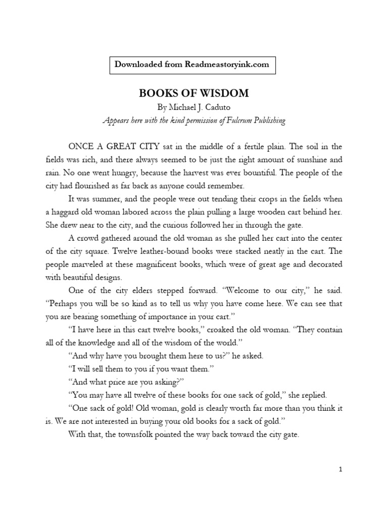 Books of Wisdom | PDF