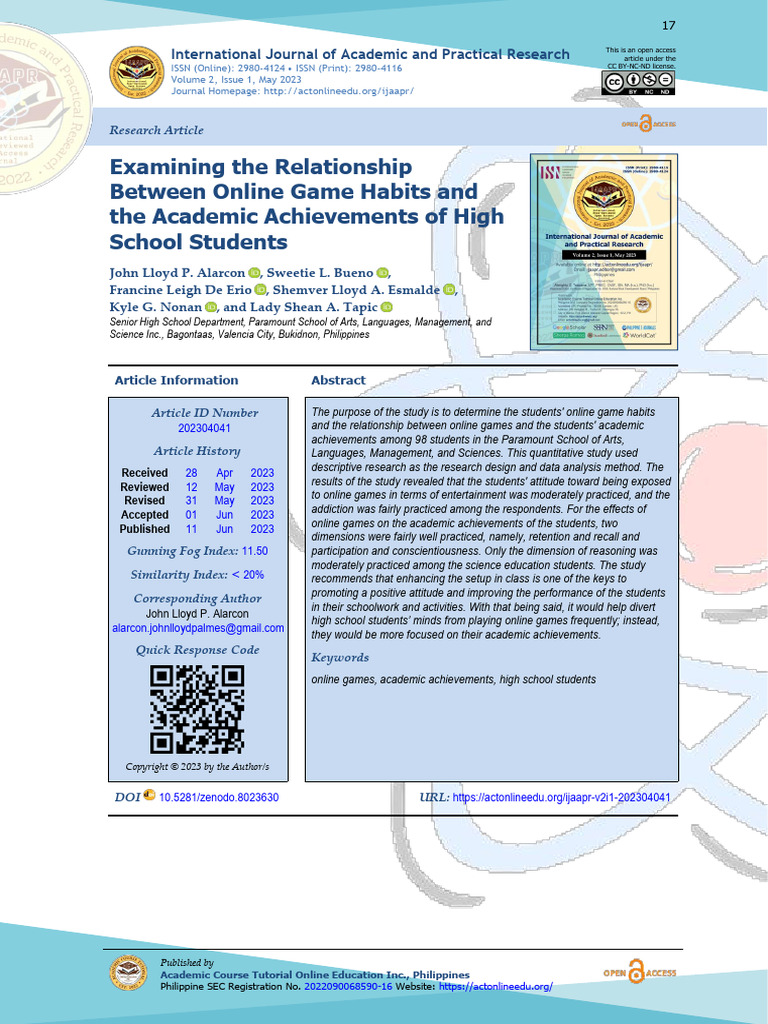 J Article 1 | PDF | Inquiry | Science