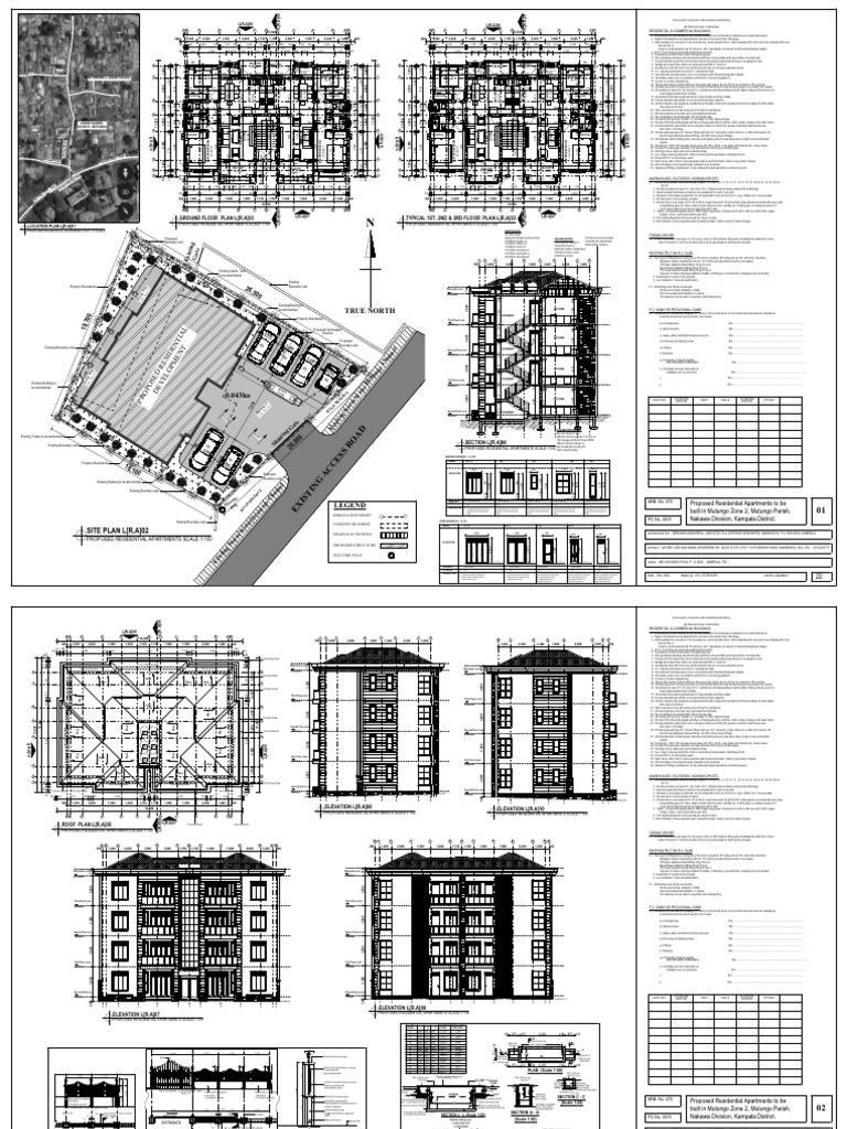 APARTMENTS LAYOUTS 01 | PDF | Architectural Elements | Building Technology