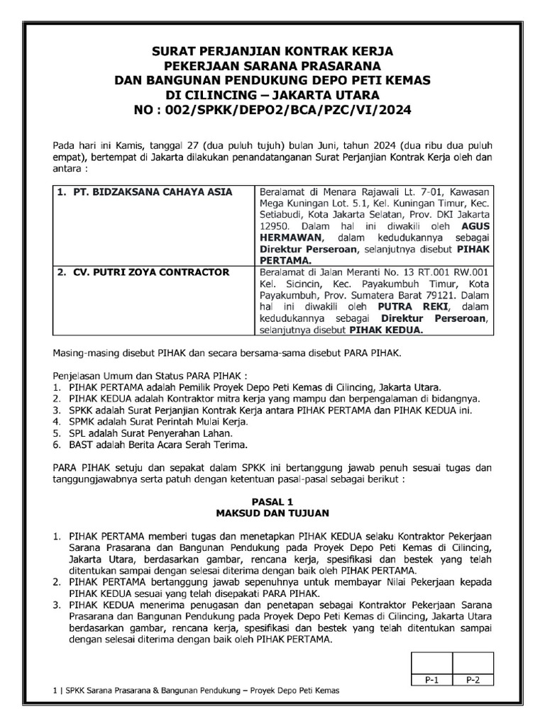 SPKK Depo2 - SPS | PDF