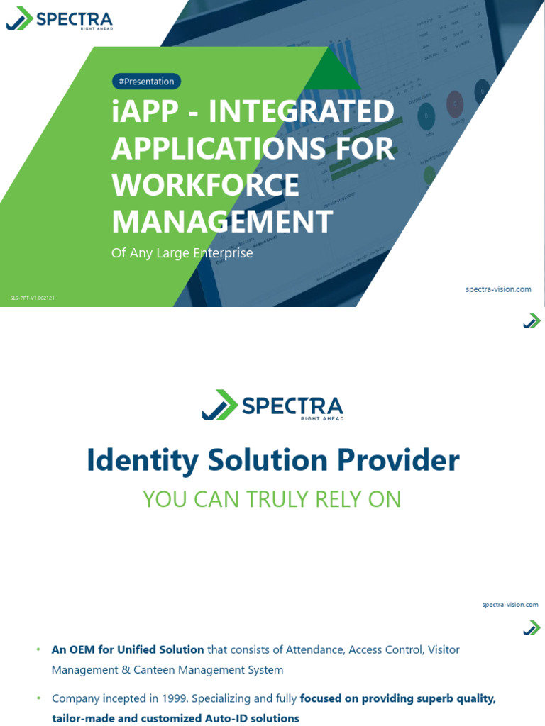 Spectra - Iapp - Integrated Application | PDF | Databases | Accounts ...