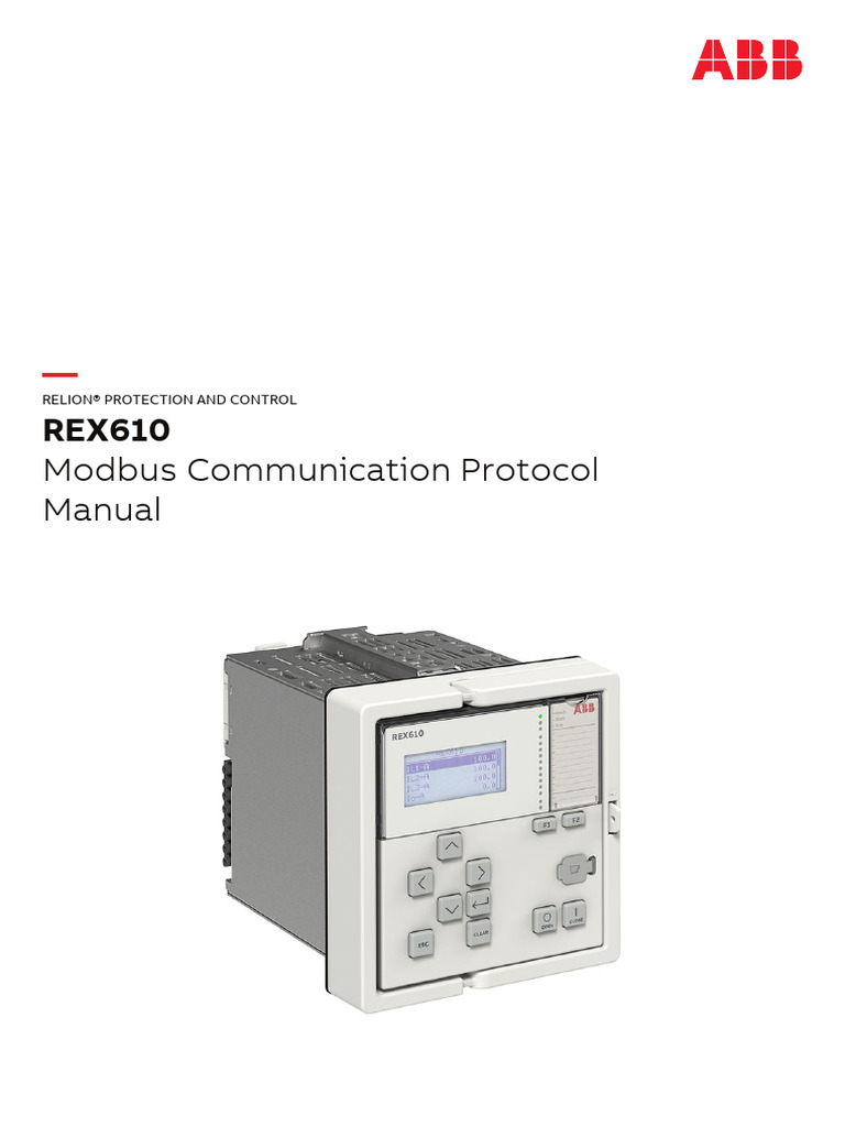 REX610 Modbusprot 2NGA000822 ENa | PDF | Network Protocols | Computer ...