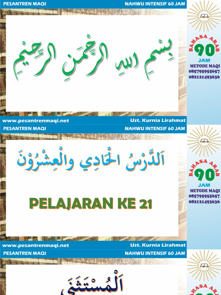 Pdf Nahwu Dasar 21 Pdf