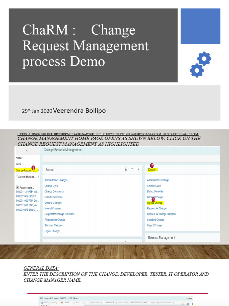 SAP ChaRM Process Guide | PDF | Computing | Software