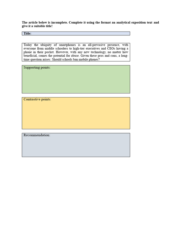 Worksheet ICOT | PDF | Social Science