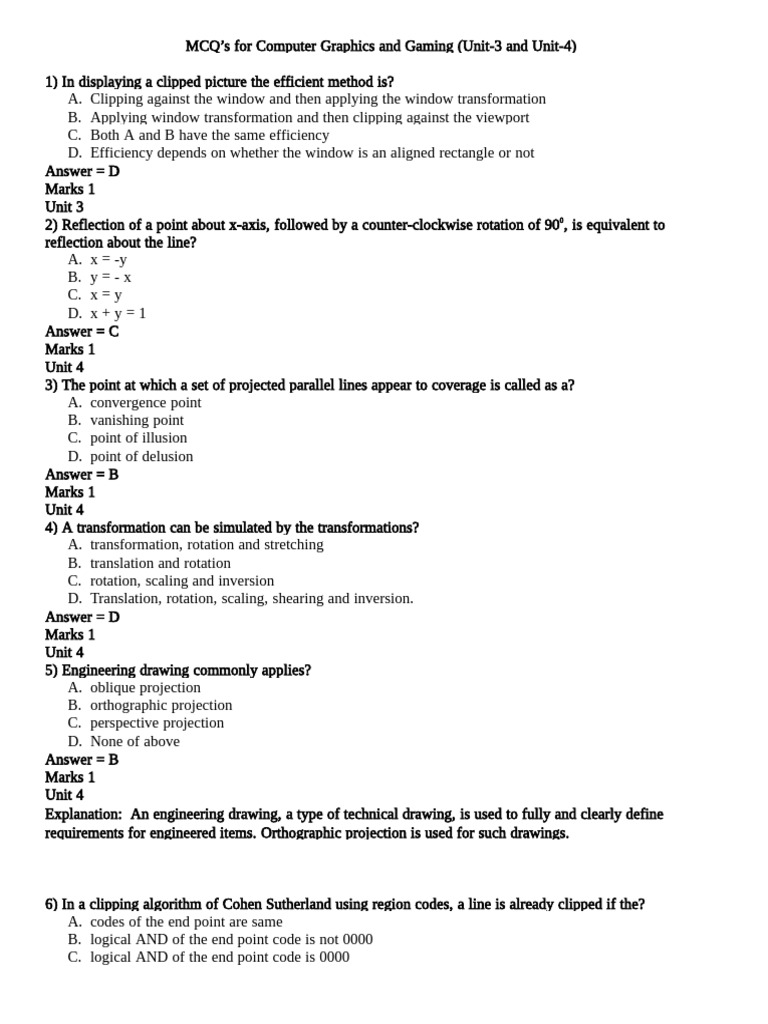 unit 3 - 4 | PDF | Cartesian Coordinate System | Mathematical Concepts