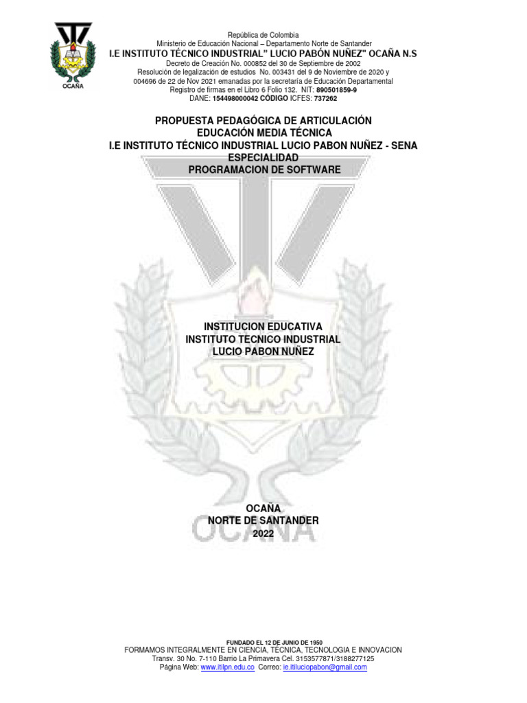 Archivo 7. Propuesta Esp. Programacion de Software | PDF | Software | Programación de computadoras