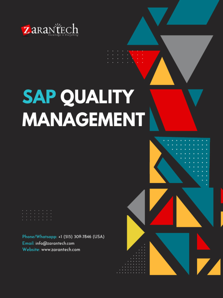 SAP QM Configuration Guide | PDF | Data | Quality Management