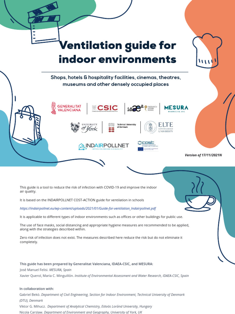 Ventilation Guide of Indoor Environments | PDF | Ventilation (Architecture) | Medical Specialties