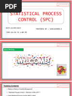 SPC Course Material PDF | PDF | Histogram | Statistics
